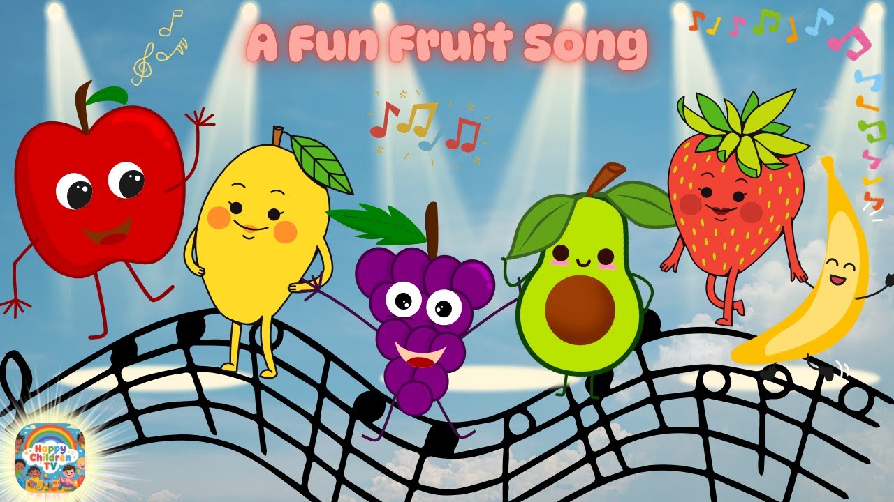 A Fun Fruit Song | Happy Children Song #fruitsongs #childrensongs # ...