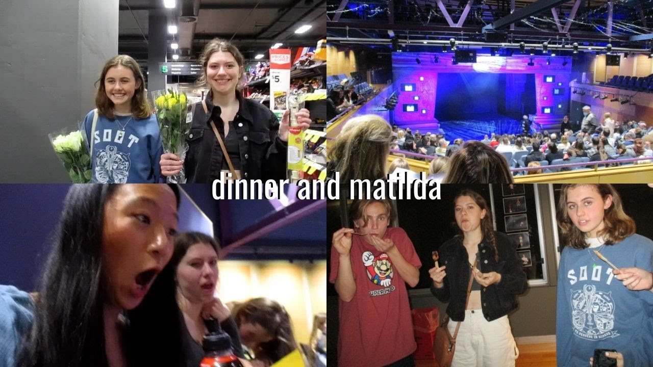 VLOG dinner and matilda - YouTube