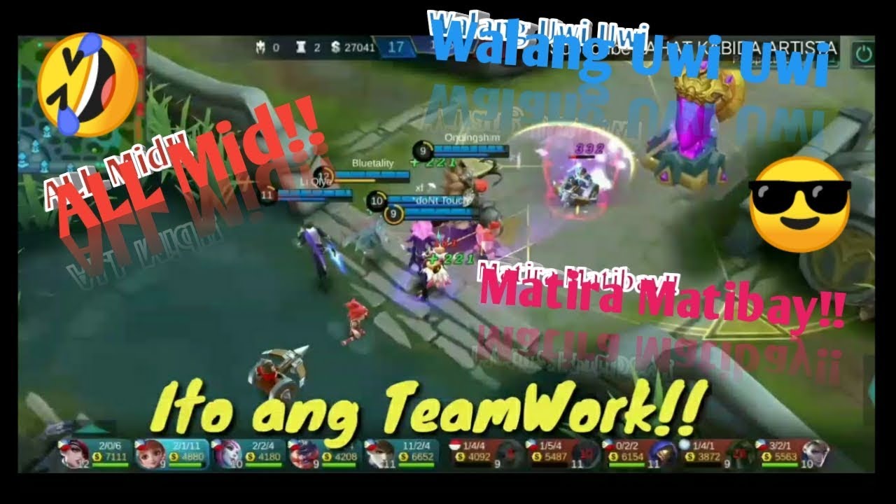 Mobile Legend Eto ang Tinatawag na Teamwork - YouTube