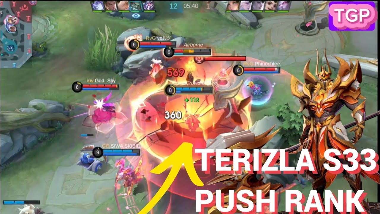 Nonton Rozez Top Global TERIZLA Push Rank Mythic Immortal di Mobile ...