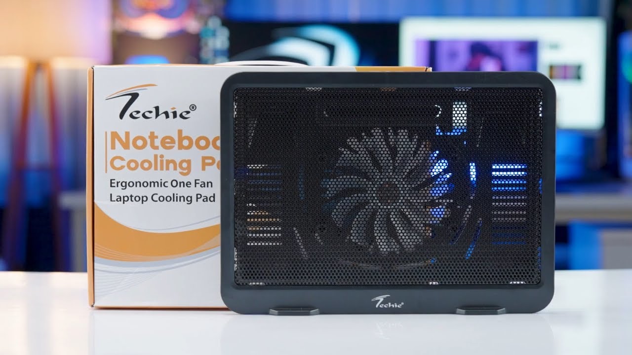 Techie 1 Fan Laptop Cooling Pad Unboxing. - YouTube