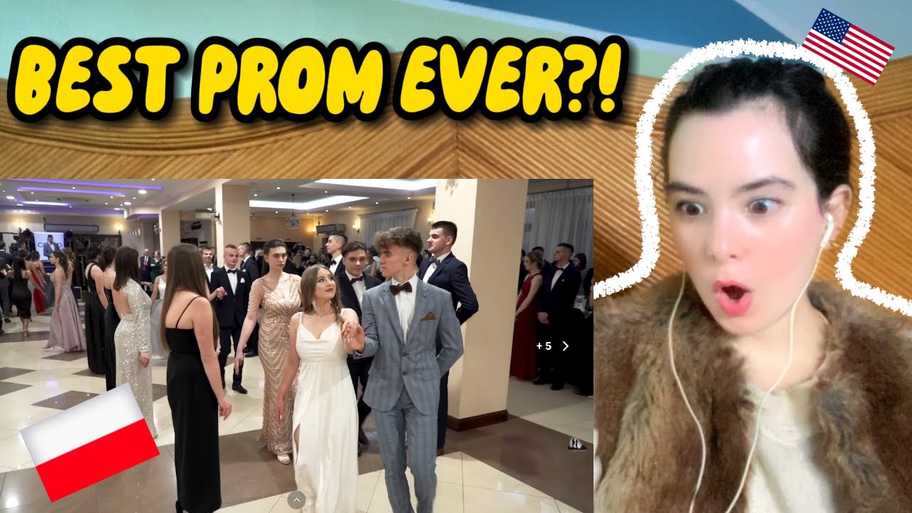 American Girl SHOCKED by Polish High School Prom Dance! - YouTube
