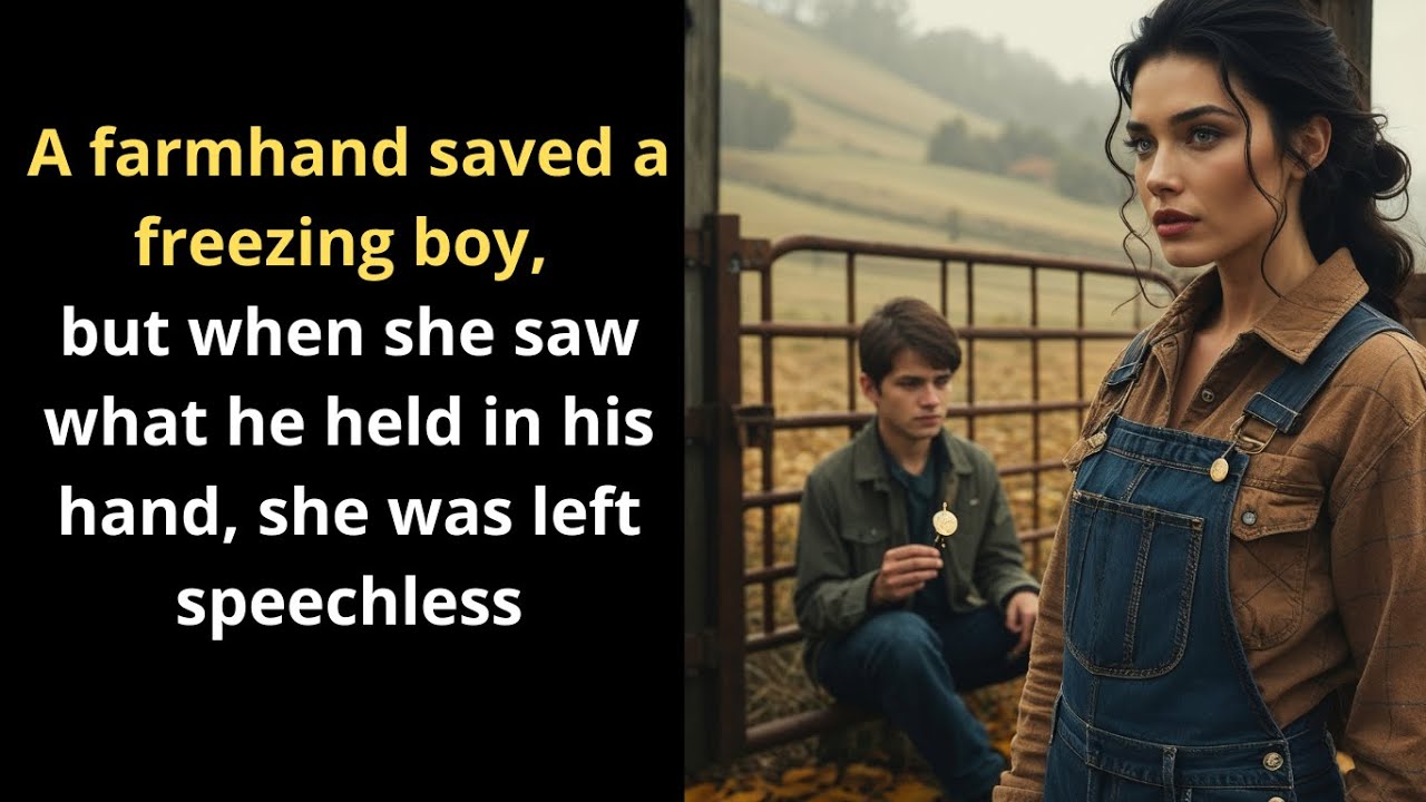 A farmhand saved a freezing boy, but when she saw what he held in his ...