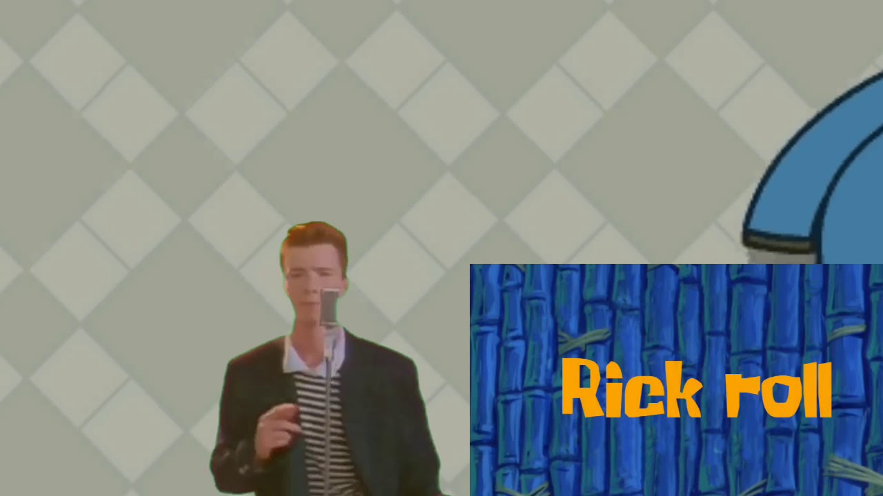 Let's go...RICK ROLL?!!!!(Spongebob meme) - YouTube