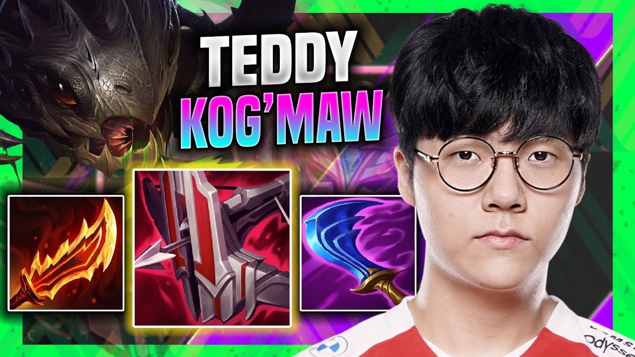 TEDDY IS READY FOR KOG'MAW! - T1 Teddy Plays Kog'maw ADC vs Aphelios ...