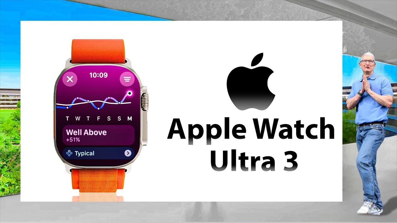 Apple Watch ULTRA 3 - THINNER DESIGN & Edge to Edge Display! - YouTube