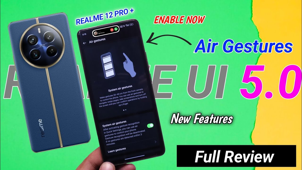 Enable air Gestures Feature In Realme 12 Pro Plus | Realme Air Gestures ...