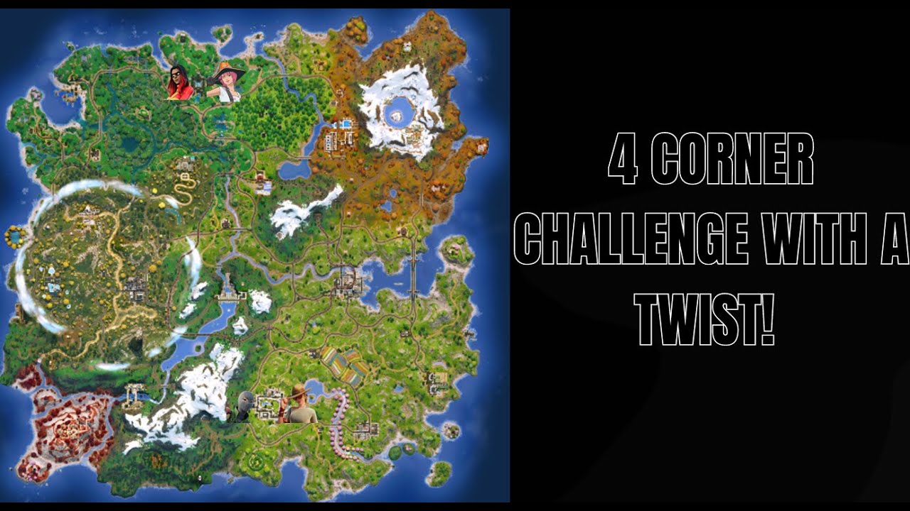4 CORNER CHALLENGE BUT WITH A TWIST! - YouTube