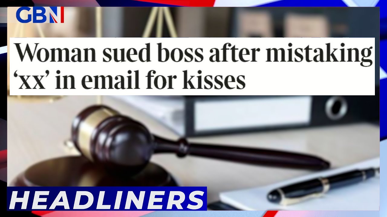 Woman sued boss after mistaking 'xx' in email for kisses 🗞 - YouTube