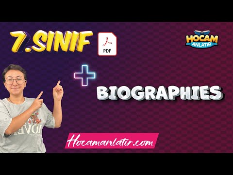 7. Sınıf İngilizce - Biographies #7sınıf #2026