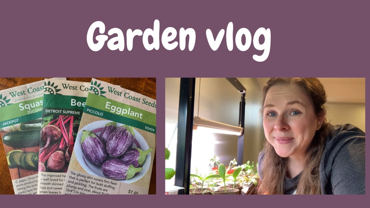 Uplifting Garden vlog | Spring seeds and transforming a garden bed for ...