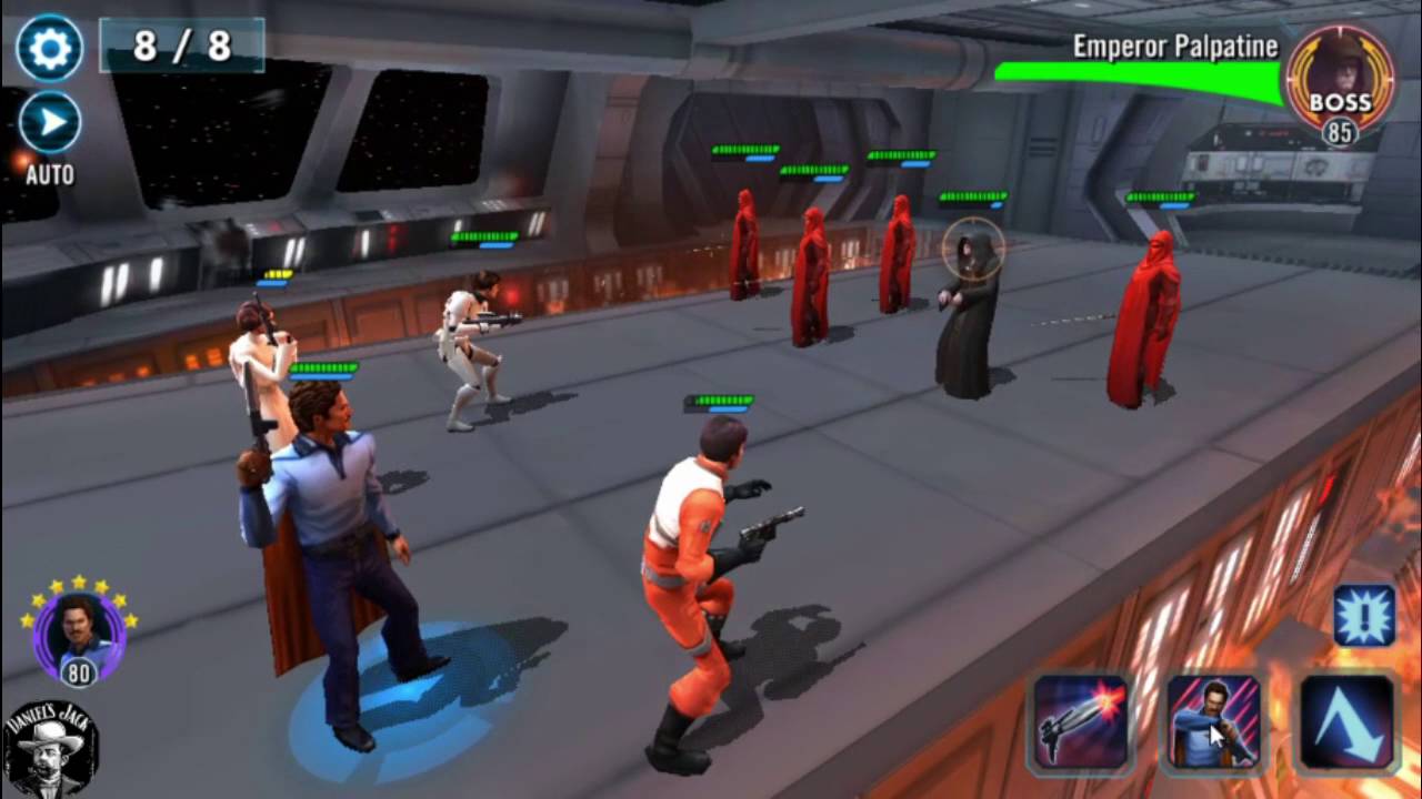 SWGOH Assault Battle F2P Team - YouTube