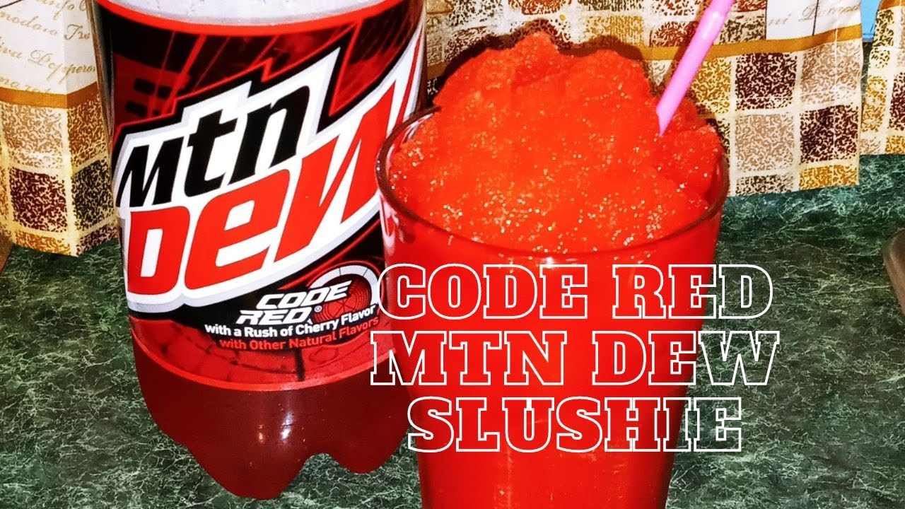 MTN DEW CODE RED SLUSHIE - YouTube
