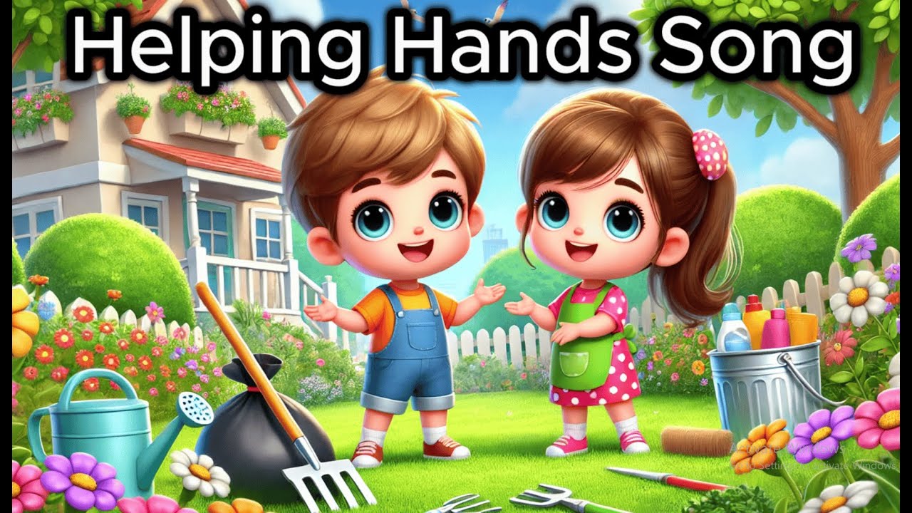 Helping Hand Song Nursery Rhymes & Kids Songs | Dance, Play, and Learn ...
