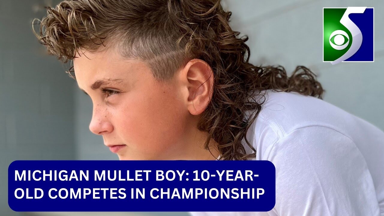 Michigan mullet champion going for national title - YouTube