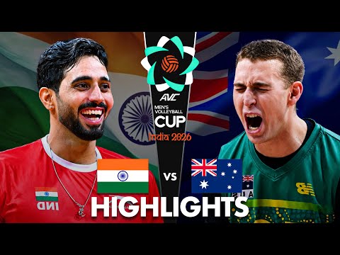 India 🇮🇳 vs Australia 🇦🇺 | Highlights | AVC Men's Cup 2026