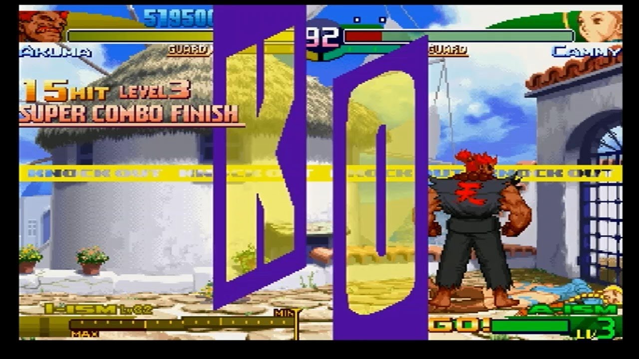 Street Fighter Alpha 3: Saikyo Dojo (Akuma Dreamcast Playthrough) - YouTube