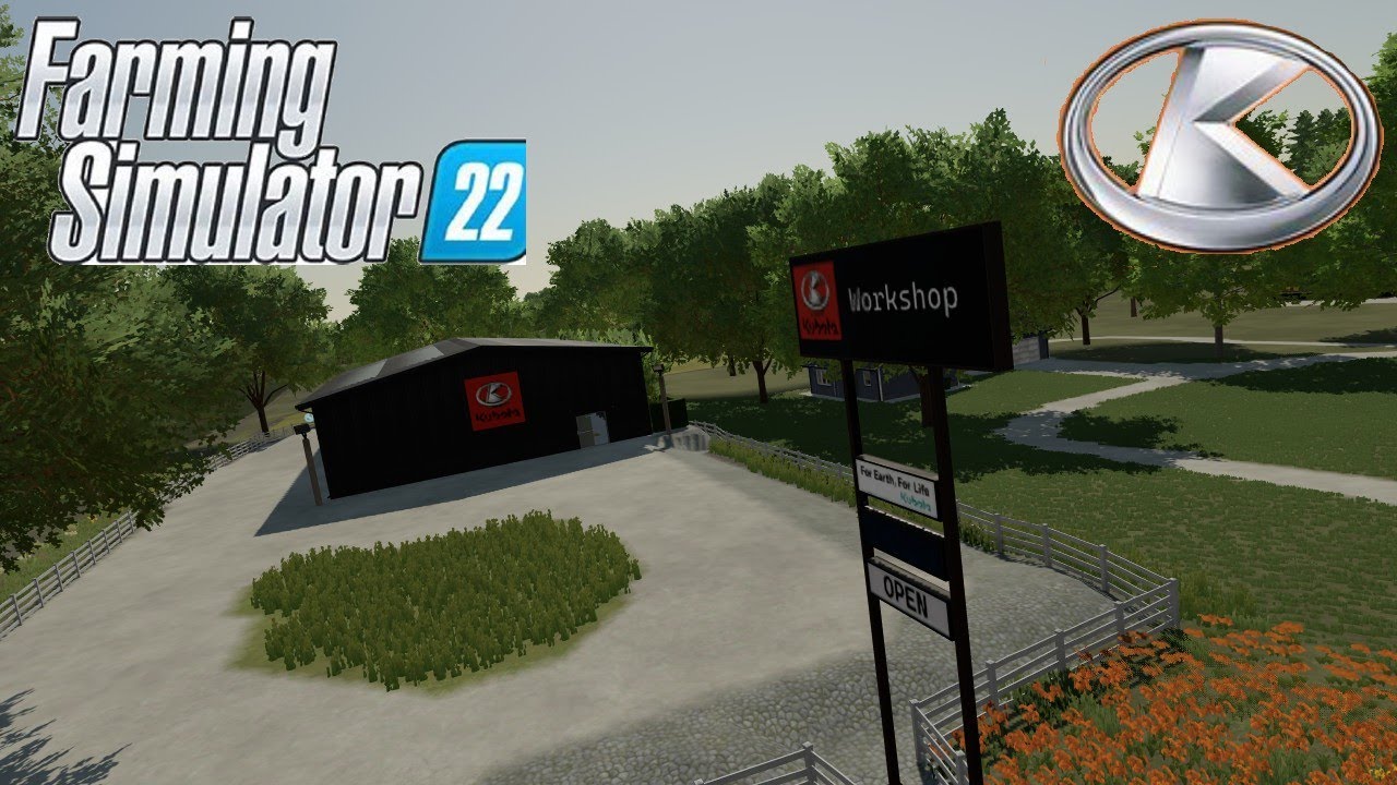 building a KUBOTA dealership in FARMING SIMULATOR 22 - YouTube
