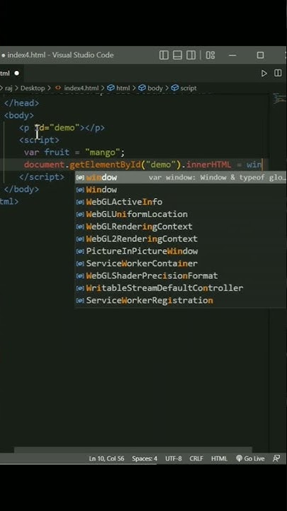 Window object property for variable | JS let Statment #shorts - YouTube