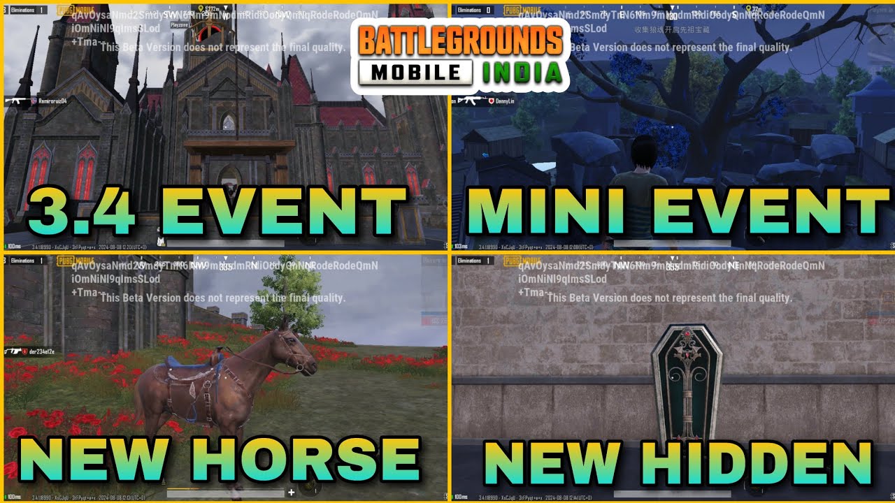 BGMI 🔥 3,4 UPDATE IS HERE - WEREWOLF ANDBAT POWERS, NEW VEHICLE HORSE/3 ...
