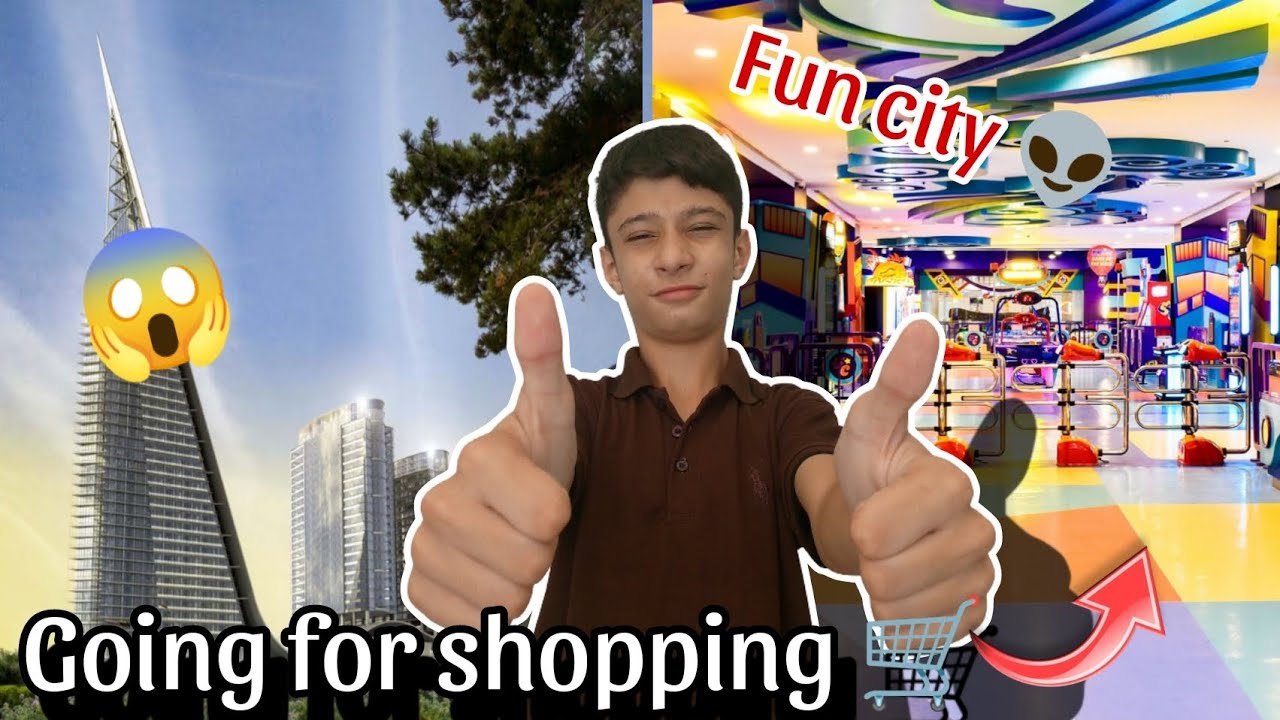 We go to Mama's shopping 🛒.We go to Fun city 🎢 - YouTube