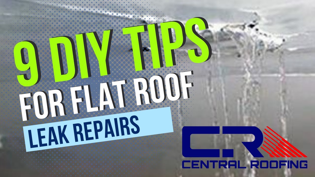 9 PROVEN DIY TIPS FOR FLAT ROOF REPAIRS - YouTube
