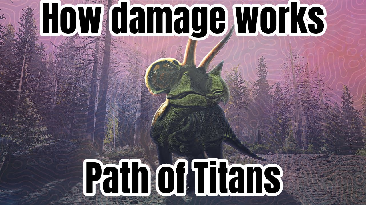 How damage works | Path of Titans - YouTube
