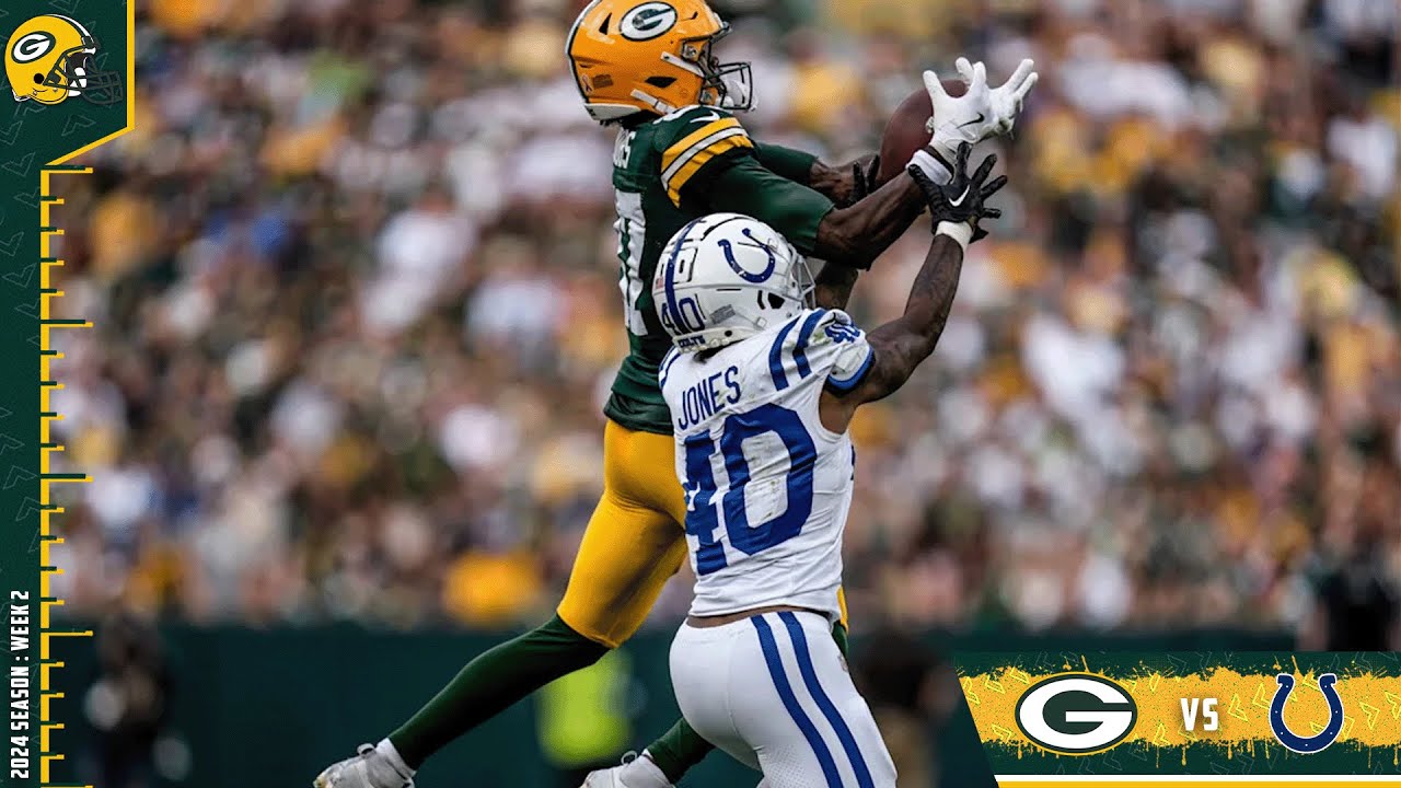Romeo Doubs Moss's Jaylen Jones For 39-yards | Packers vs. Colts - YouTube