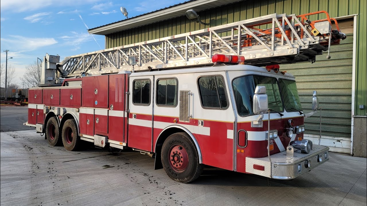 1991 Federal Motors E-one Fire truck with Detroit 8v92 diesel engine ...