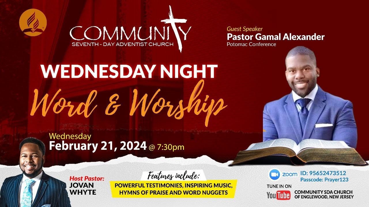 Wednesday Night Word and Worship | Guest Speaker: Pastor Gamal ...