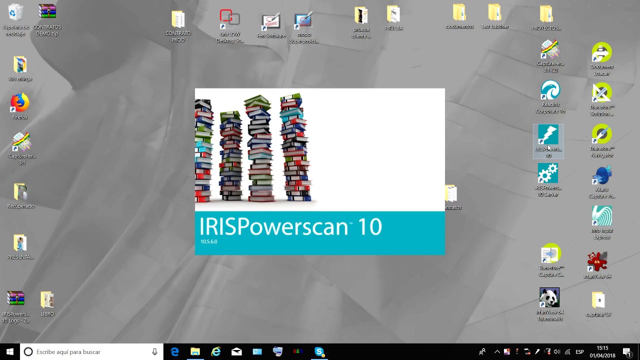Como configurar con Iris Powerscan un proceso de captura utilizando Fingerprint - YouTube
