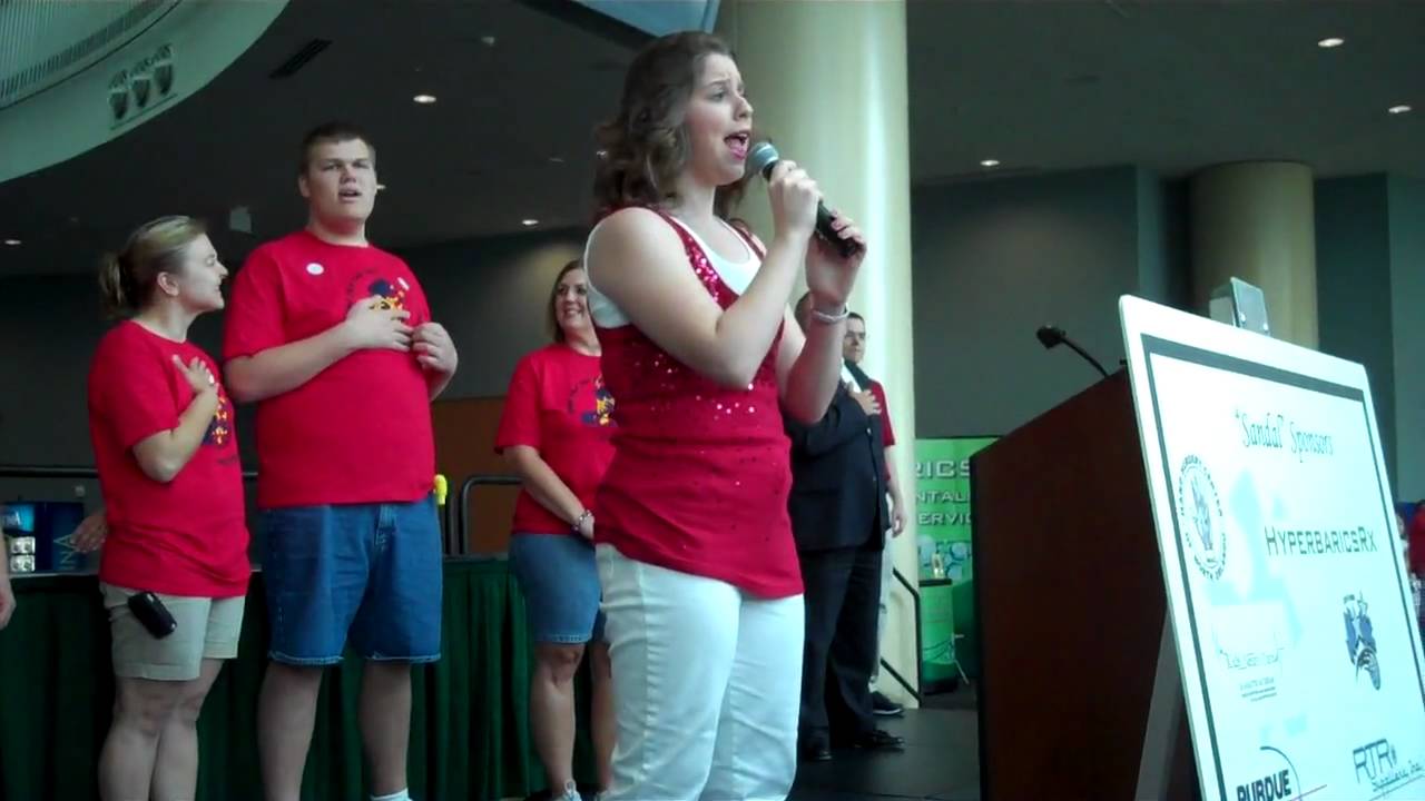 Amazing Autistic Singer, Bethany, Sings The National Anthem at ASGO ...