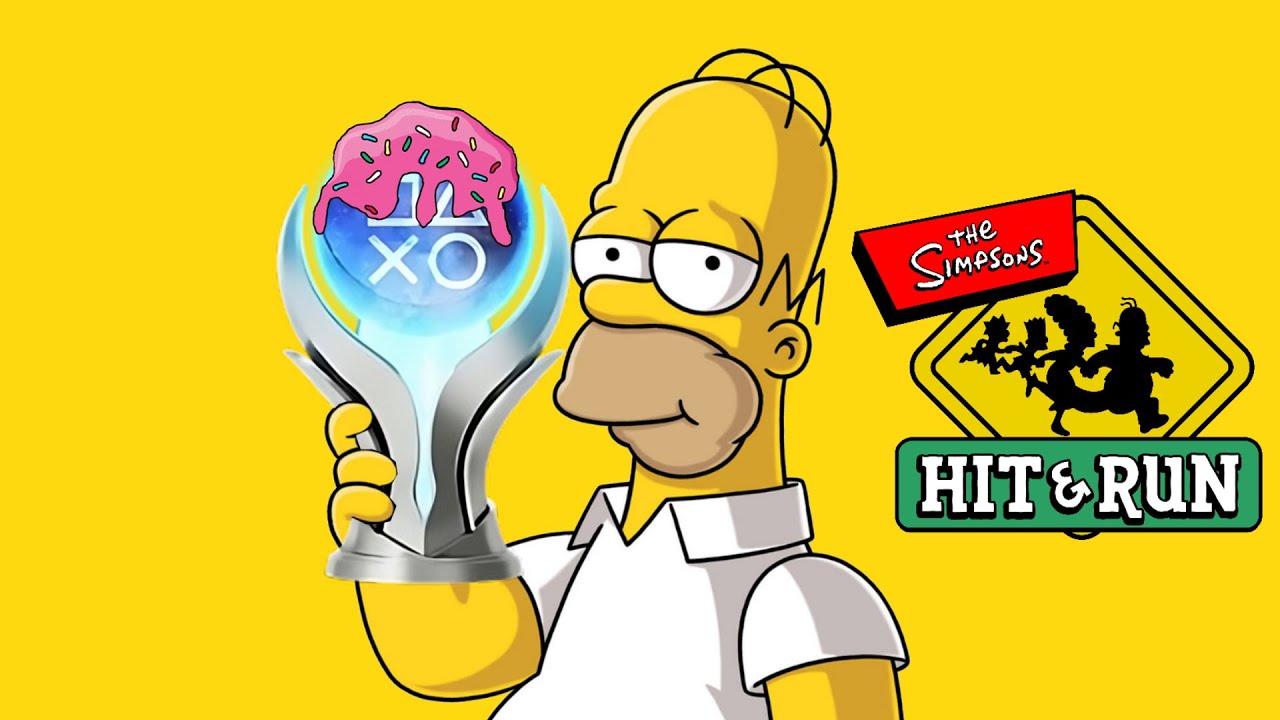 I added Trophies to Simpsons: Hit & Run... and got the Platinum! - YouTube