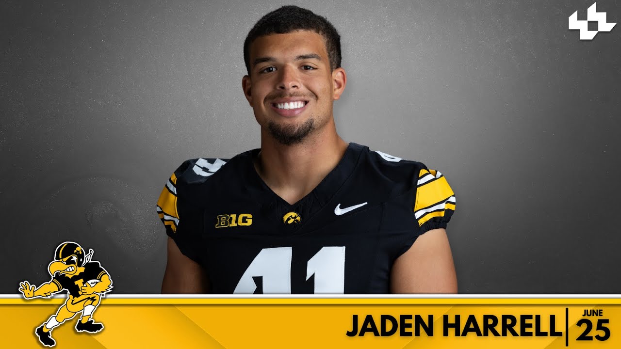 Jaden Harrell | Iowa football | June 25 - YouTube