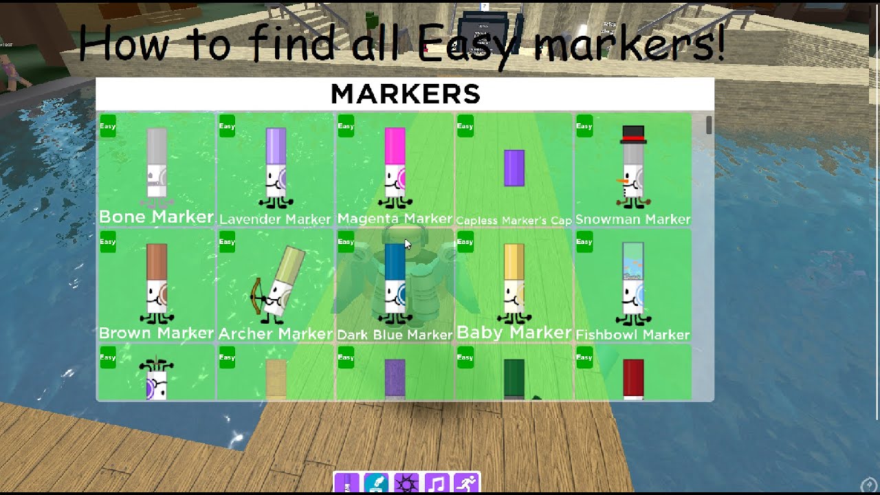 How to find all Easy Markers! (Find the markers) - YouTube