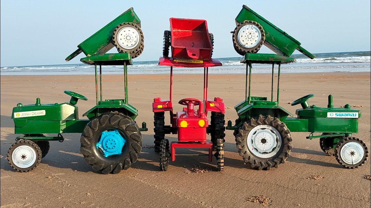 Mini Tractor dinosaur John Deere tractor diy tractor Video Sohan yt ...
