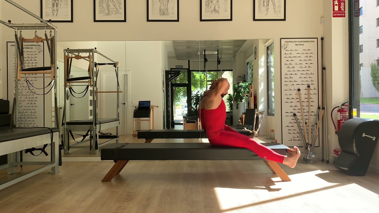 Bench Mat Pilates Workout - YouTube