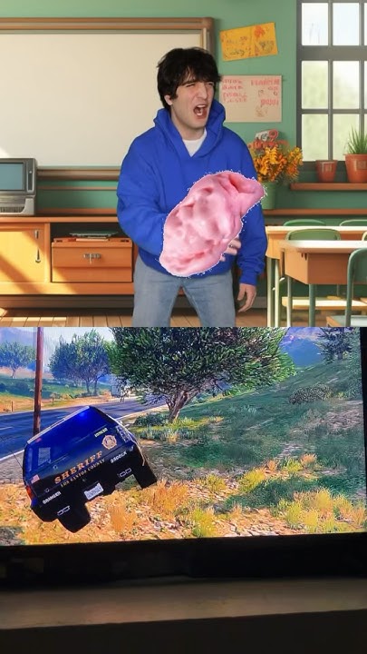 When your touch gum under the desk - YouTube