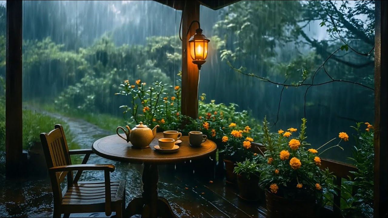 Rain in the Park 🌳 Soothing Nature’s Music | Zen Rain - YouTube