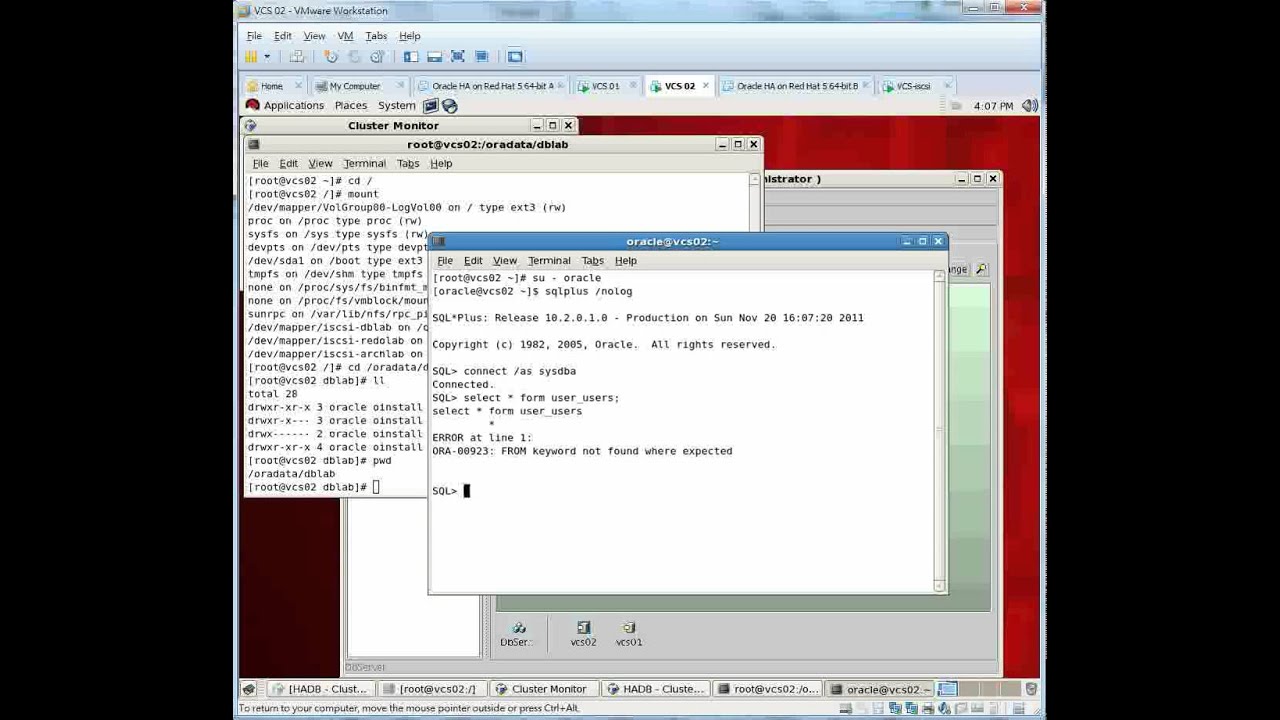 VCS Oracle SwitchOver - YouTube