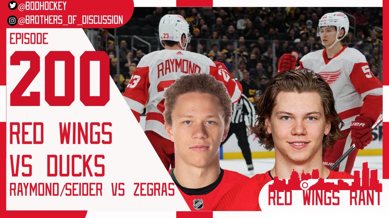 Detroit Red Wings vs Ducks Watchalong - Episode 200 of Red Wings - YouTube