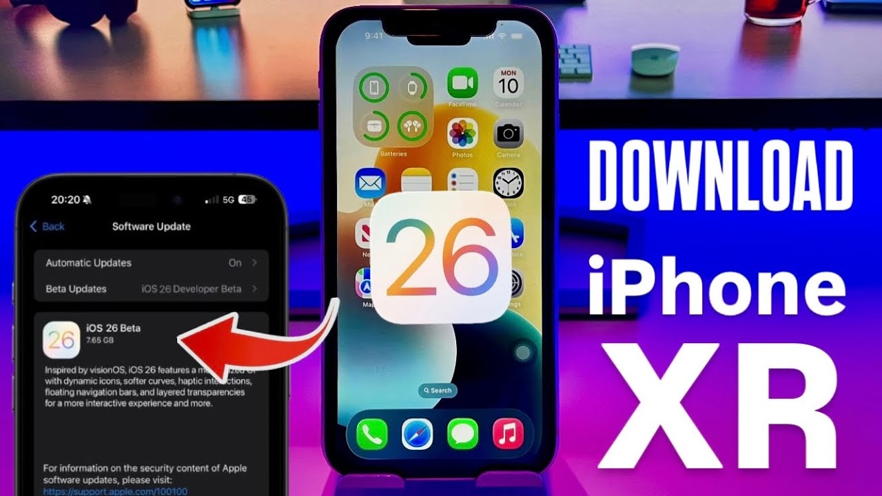 How to Install iOS 26 Beta on iPhone XR 🥳 - YouTube