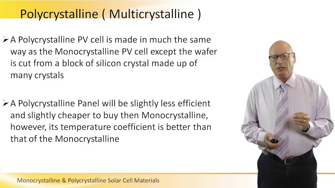Monocrystalline & Polycrystalline Solar Cell Materials - YouTube
