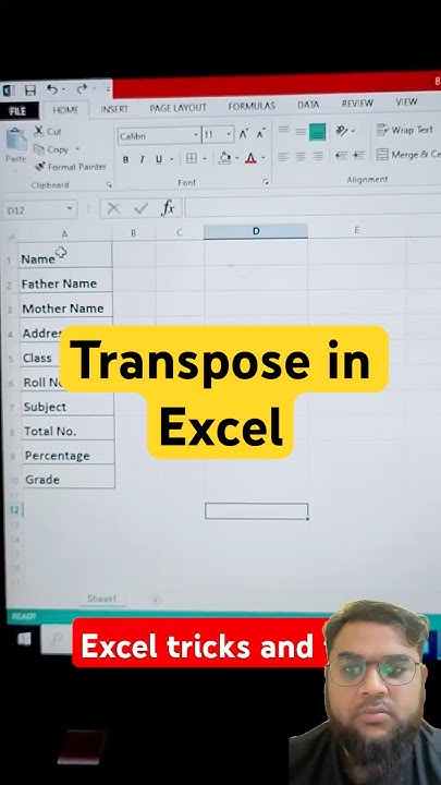 How to use transpose in Excel #excel #excel shortcuts#exceltricks # ...
