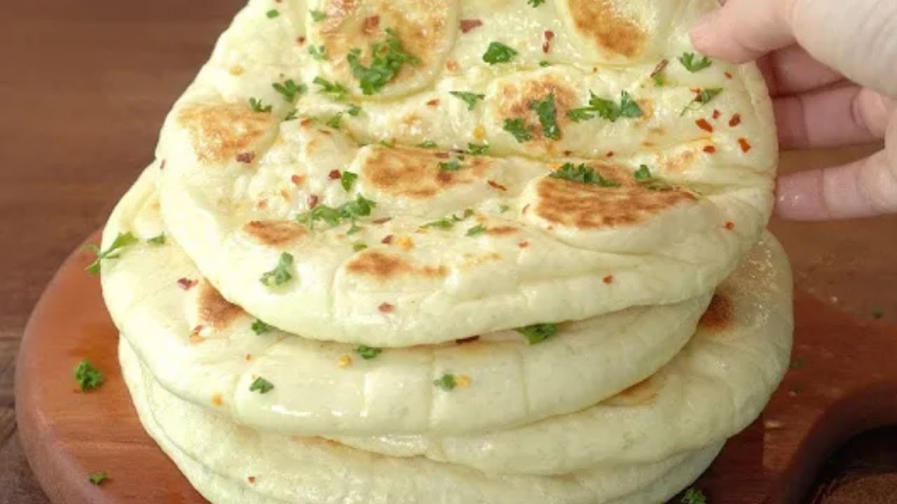 It is very easy to make soft and fluffy flatbread Flat bread - YouTube