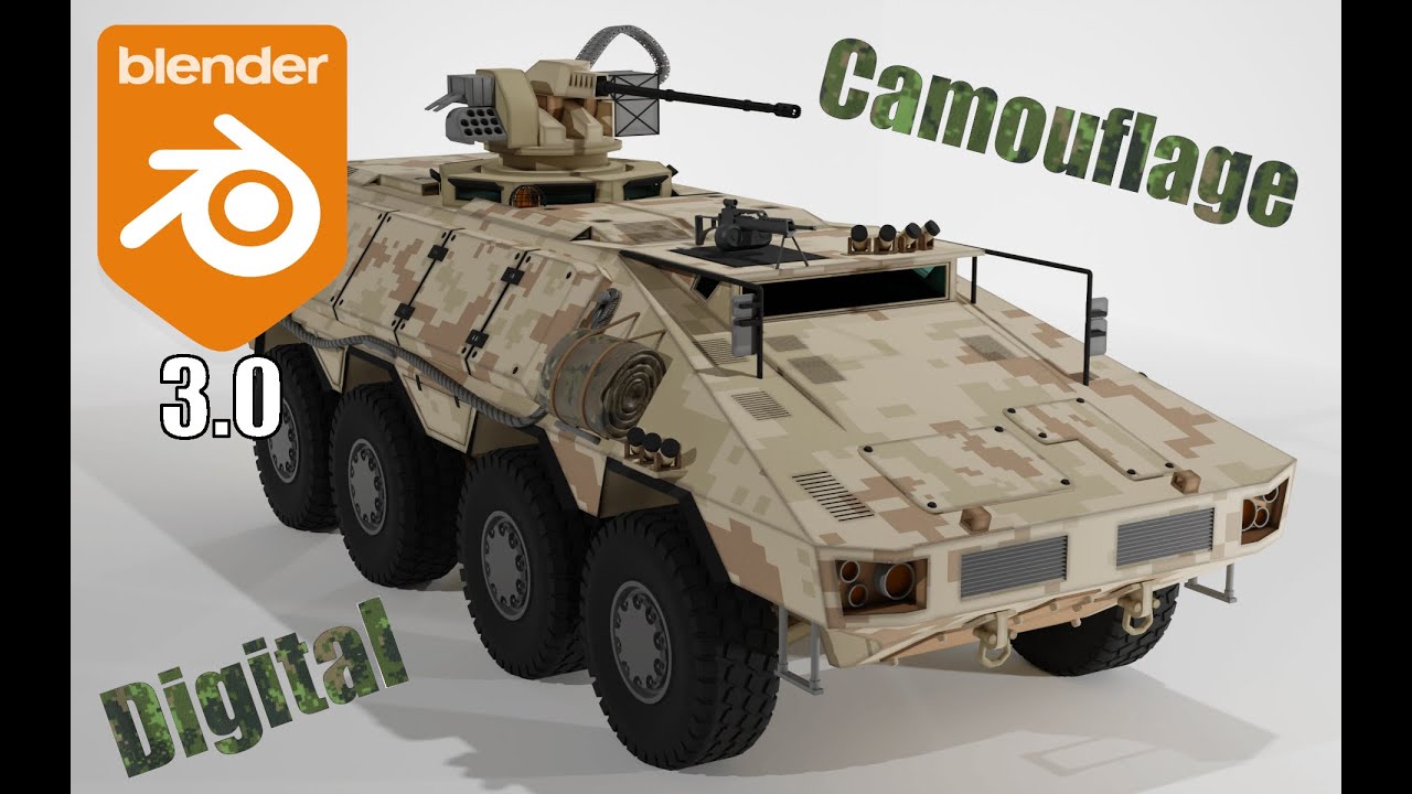 Vectorizer Blender 3d Battle Tank