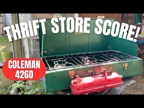 Rare Coleman 426D Stove Found at Thrift Store – Vintage Camping Gold ...