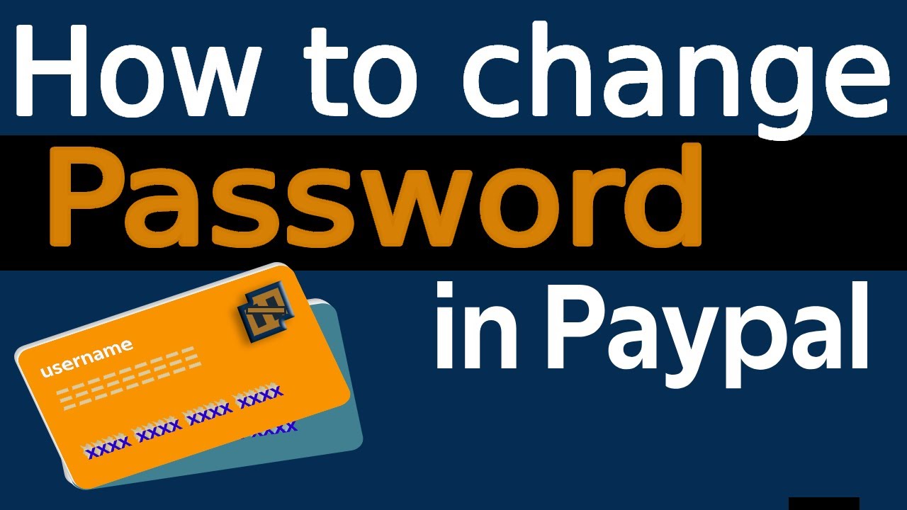 how to change password in paypal account 2025 - YouTube