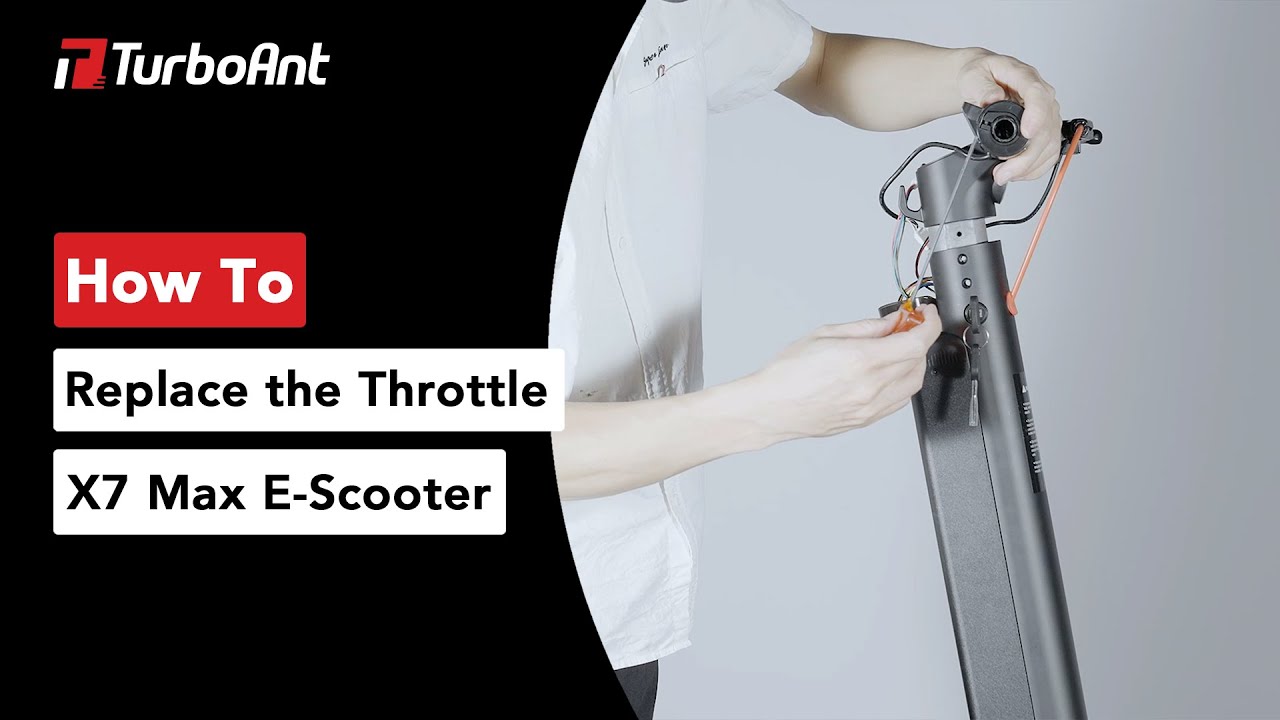 How to Replace the Throttle for TurboAnt X7 Max - YouTube