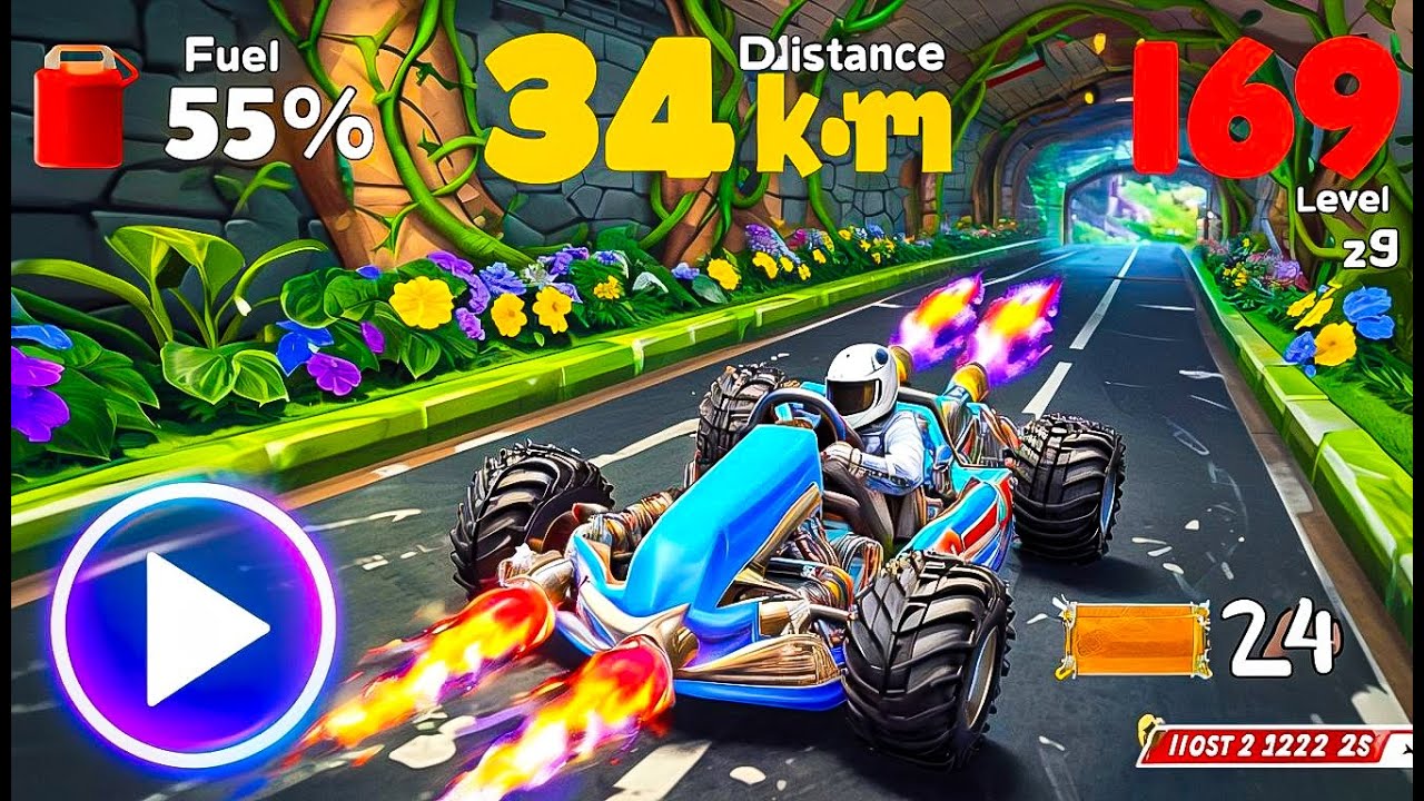 🚗 Mini Car Racing Game Legends LIVE 🎮 | Action, Power-Ups & Endless ...